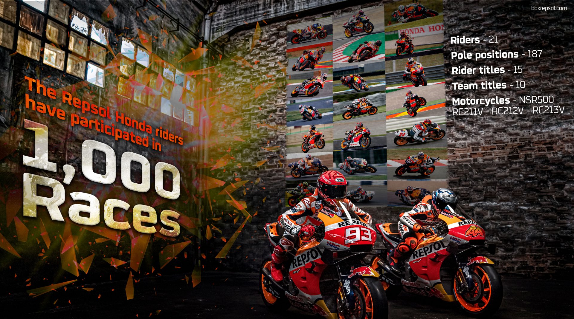 Repsol Honda Team riders set for 1000th Grand Prix start