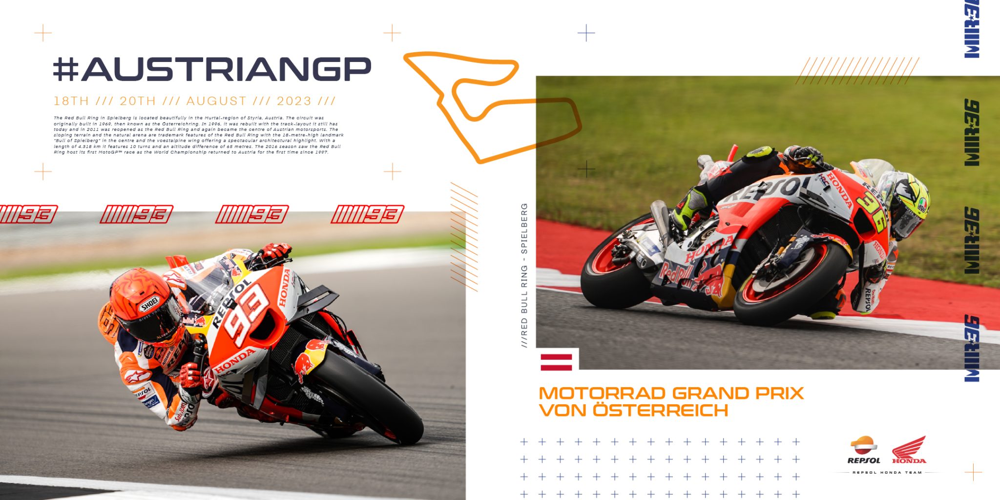 Red Bull Ring the next stop on the Repsol Honda Team’s 2023 MotoGP journey