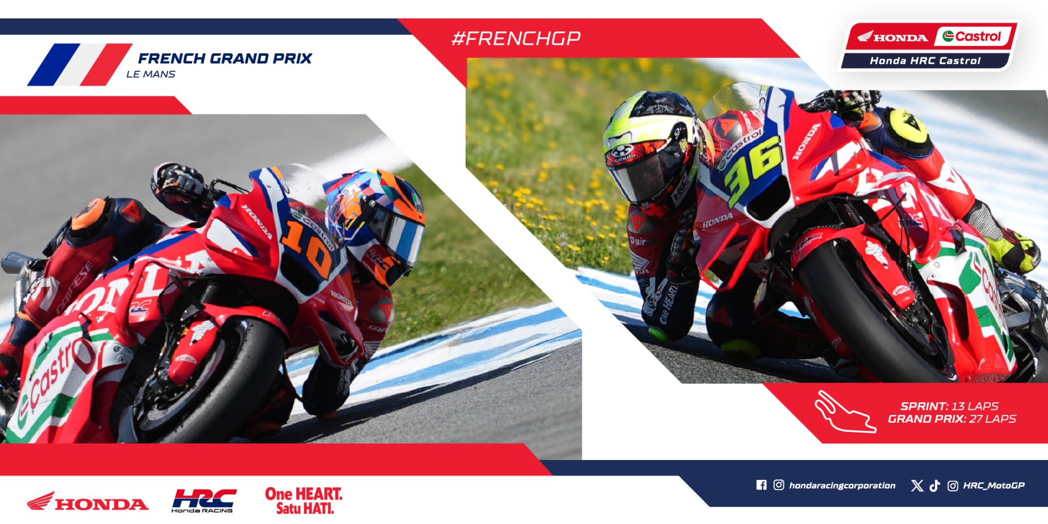 Honda HRC Castrol ready to carry on work in France