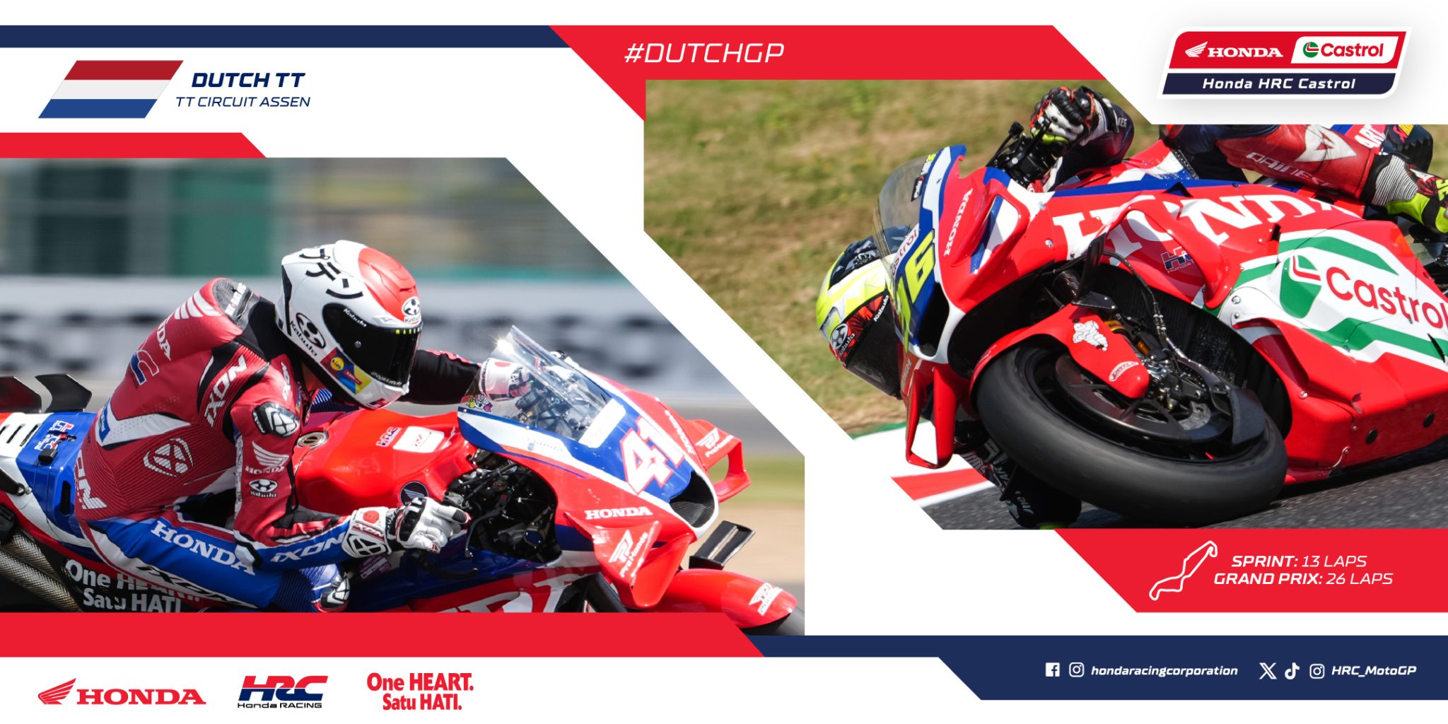 Honda HRC Castrol head north for Assen